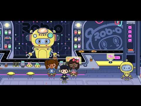 Toca Life World Robo Cafe Secrets - YouTube