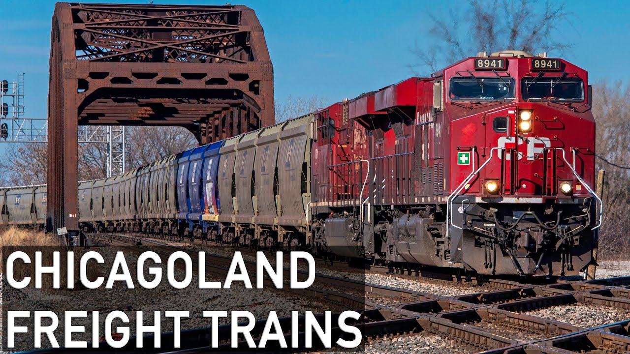 Extreme Chicagoland Freight Trains - 2023 - YouTube