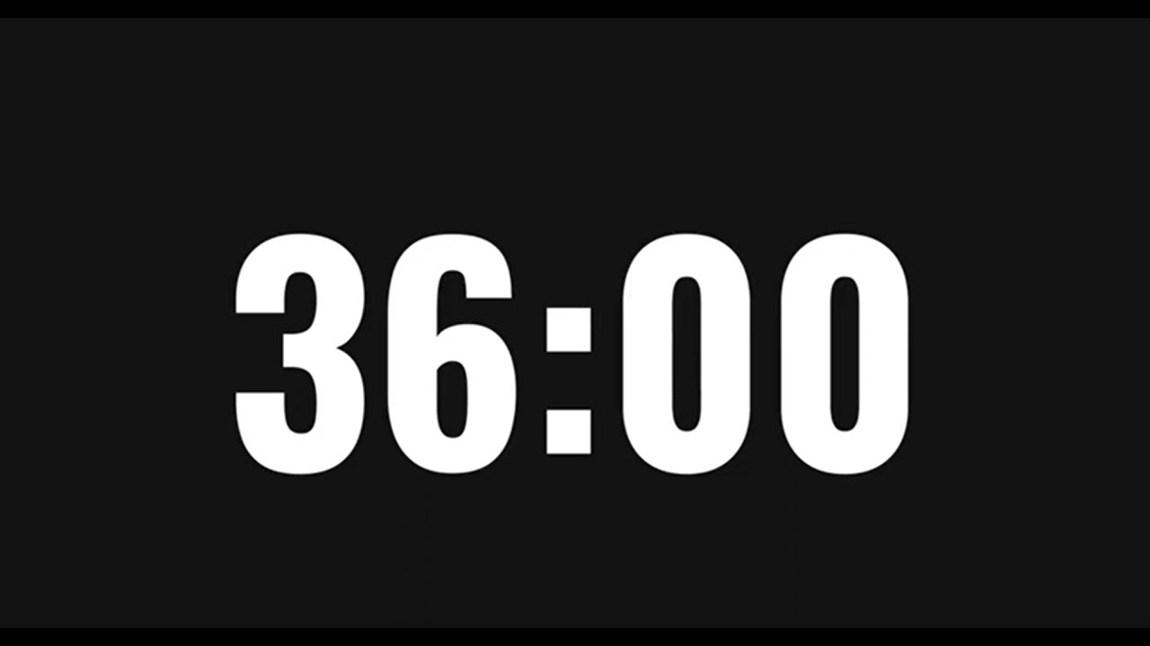 36 Minute Timer by Time Flipper - YouTube