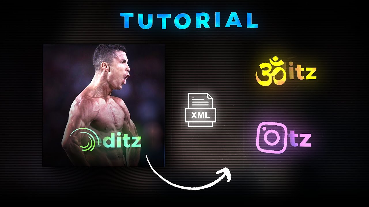 Outro logo watermark animation Tutorial in Alight motion +preset Xml ...