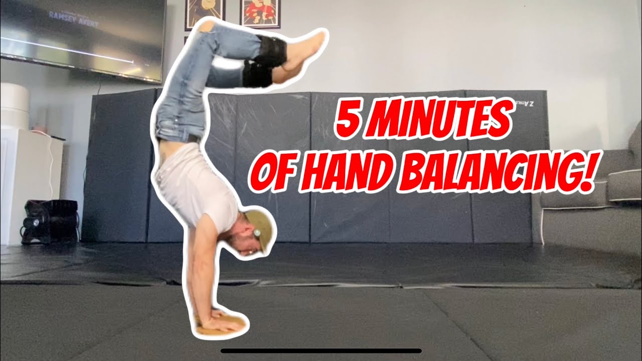 Minimum exposure training: Hand balancing - Full session - YouTube