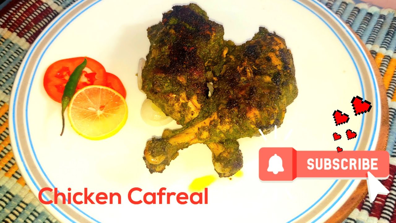 Chicken cafreal | Chicken cafreal goan style - YouTube