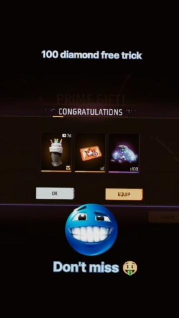 free 100 diamonds claim fast 🤑👍 #freefire #new #newubdate #shorts # ...