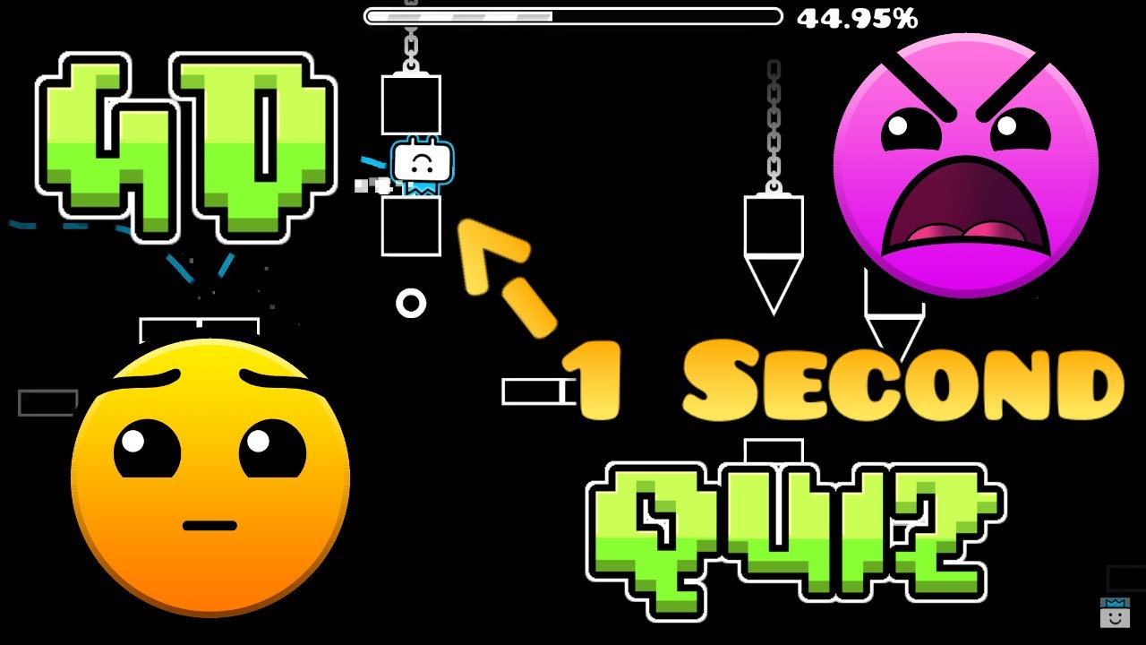Guess the Geometry Dash Level from 1 Second of Gameplay - YouTube