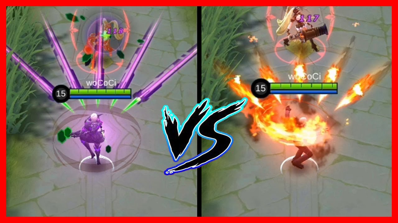 Gusion kof skin comparison - YouTube