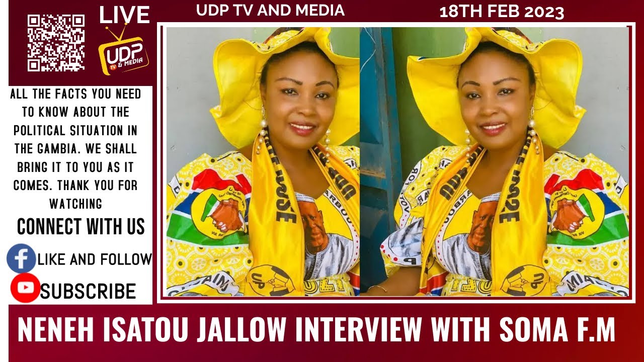 NENEH ISATOU JALLOW INTERVIEW WITH SOMA F.M - YouTube