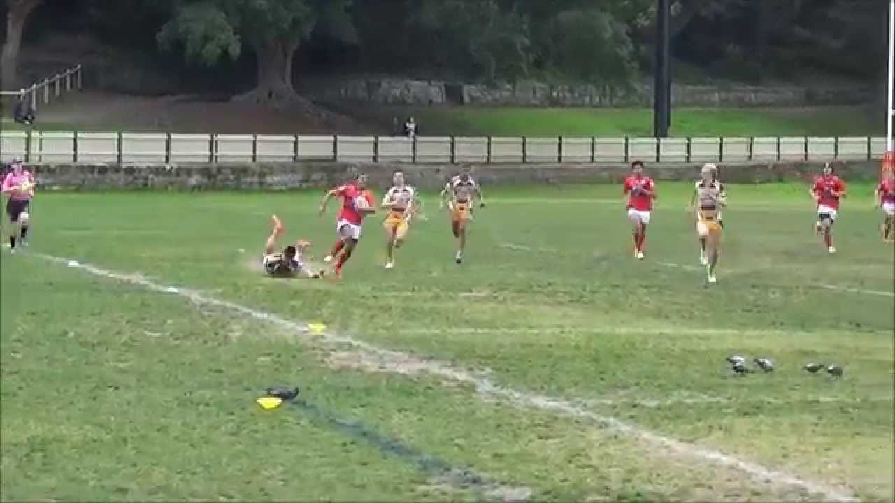 Steven Gamu - u13 and u14 Tries at Birchgrove Oval - Same Day - YouTube