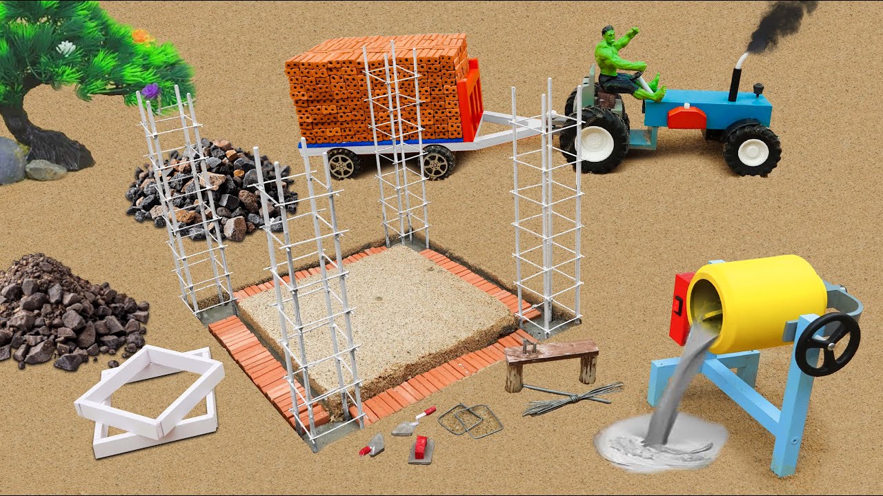 diy mini truck house building construction science project ...