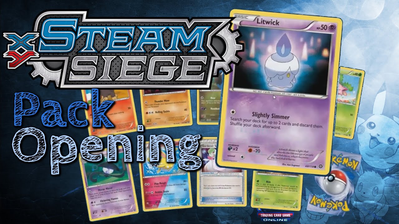 Steam Siege Pack Opening [Pokémon TCG / PTCGO] - YouTube