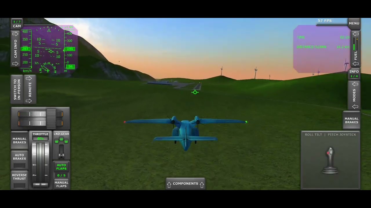 Playing TFS (Turboprop Flight Simulator) - YouTube