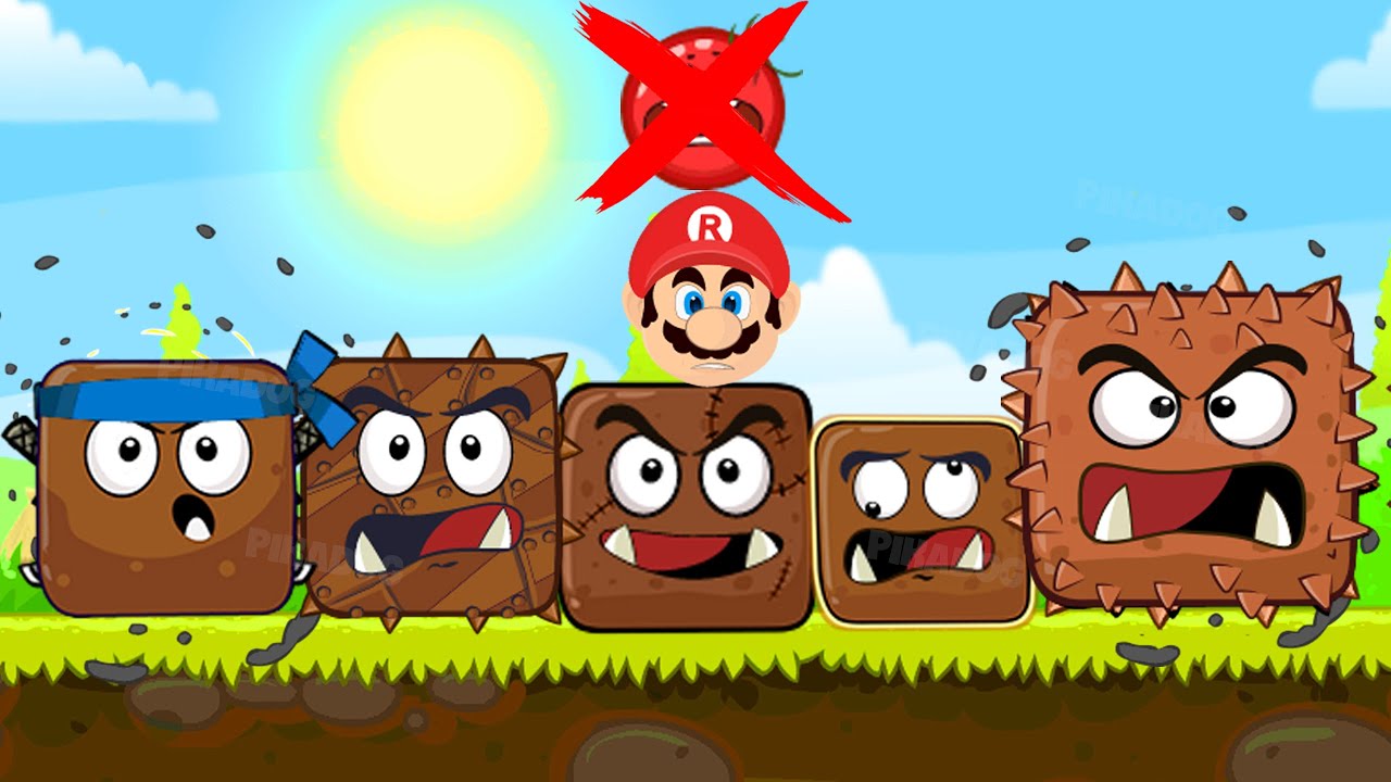 MARIO BALL IN RED BALL 4 'FUSION BATTLE' 5 GOOMBA BOSSES VOLUME 5 ...