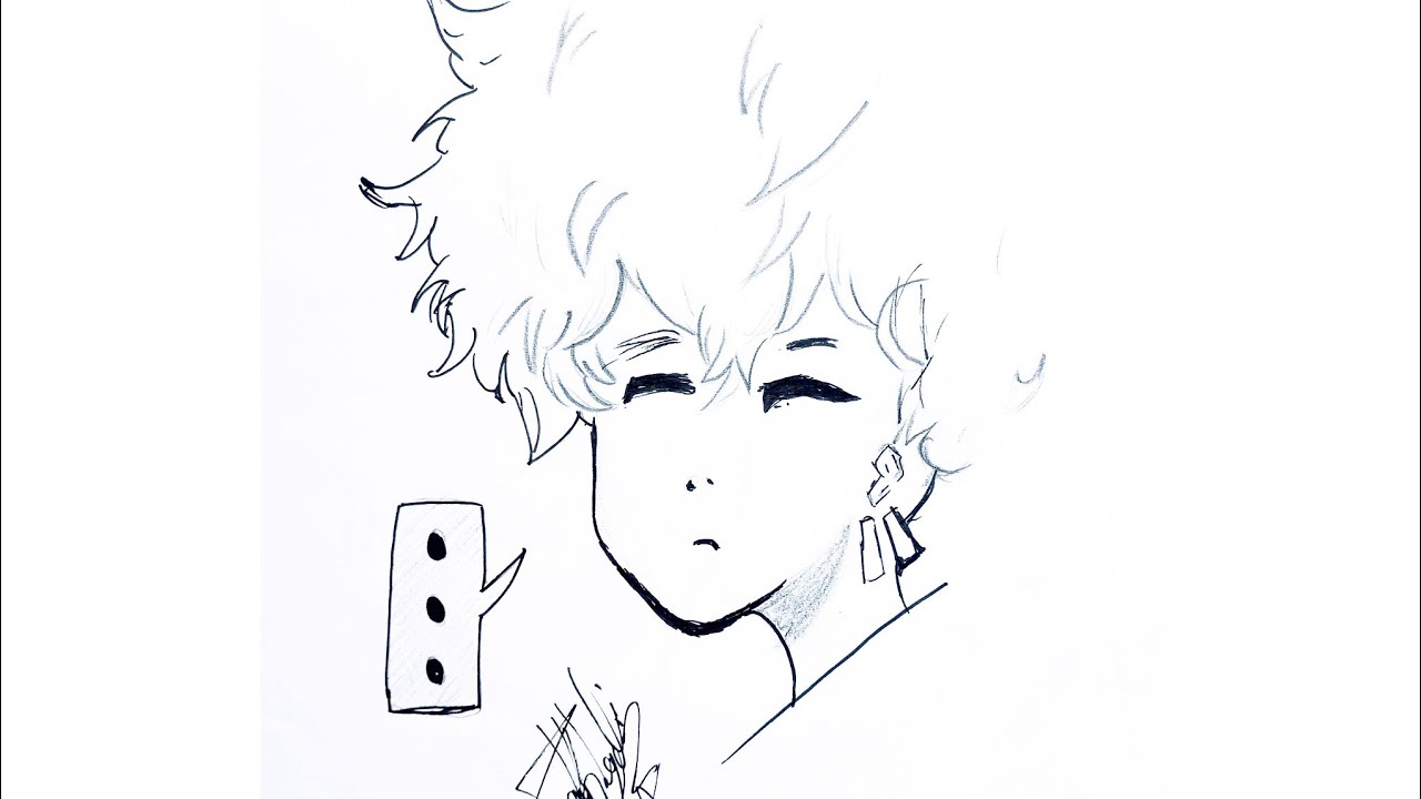 Painting tutorial: How to draw an attractive anime drawing with the ...