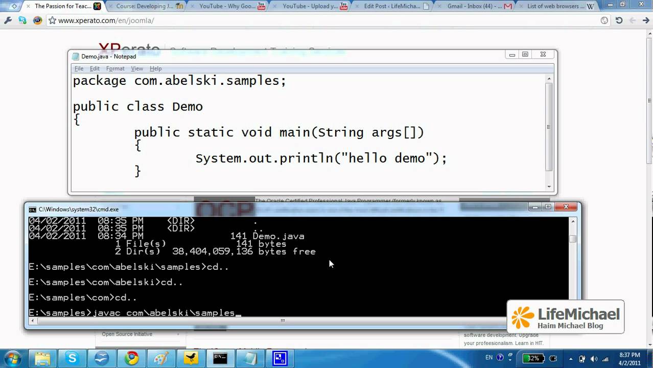 Compiling Source Code With Package Statement Another Way Youtube 0336