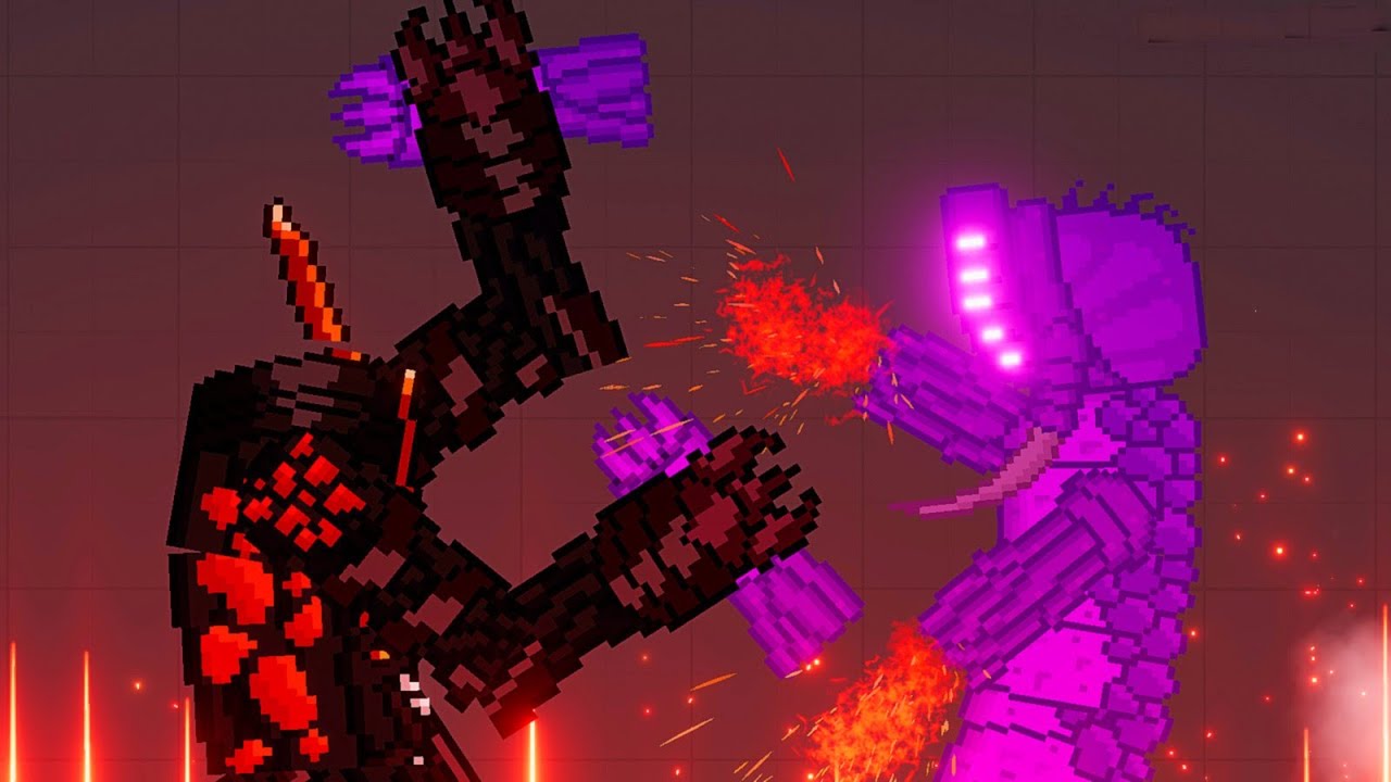 Dark Void#2 Monster vs Behemoth Monster in People Playground 1.12.1 ...