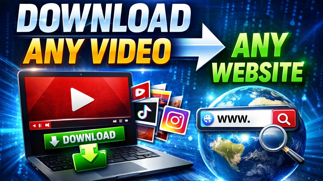 Unlimited Video Downloads from Any Site on PC (Latest 2026 Method) 🔥 No ...