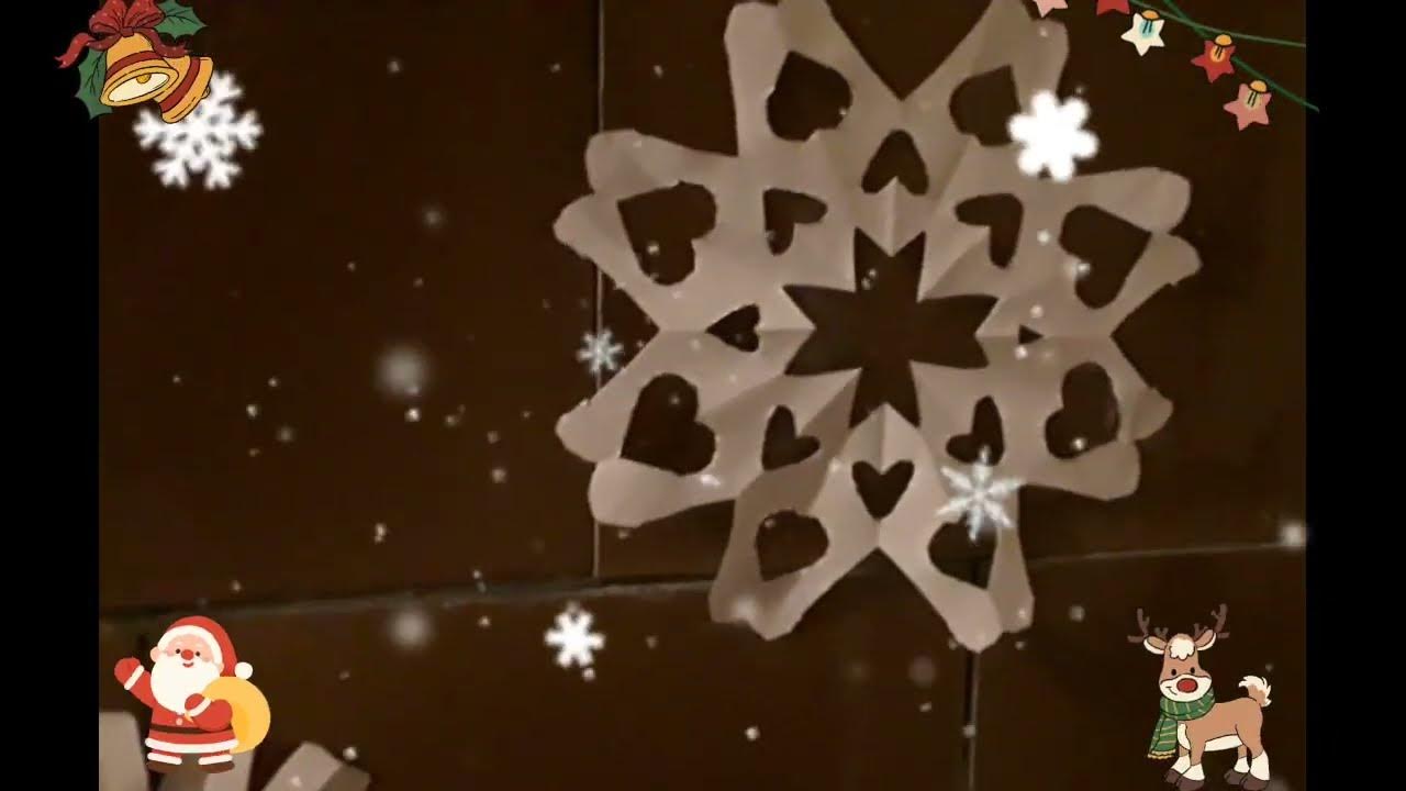 How to make a snowflake? ( Jak zrobić płatek śniegu? ) ( OPIS ) - YouTube