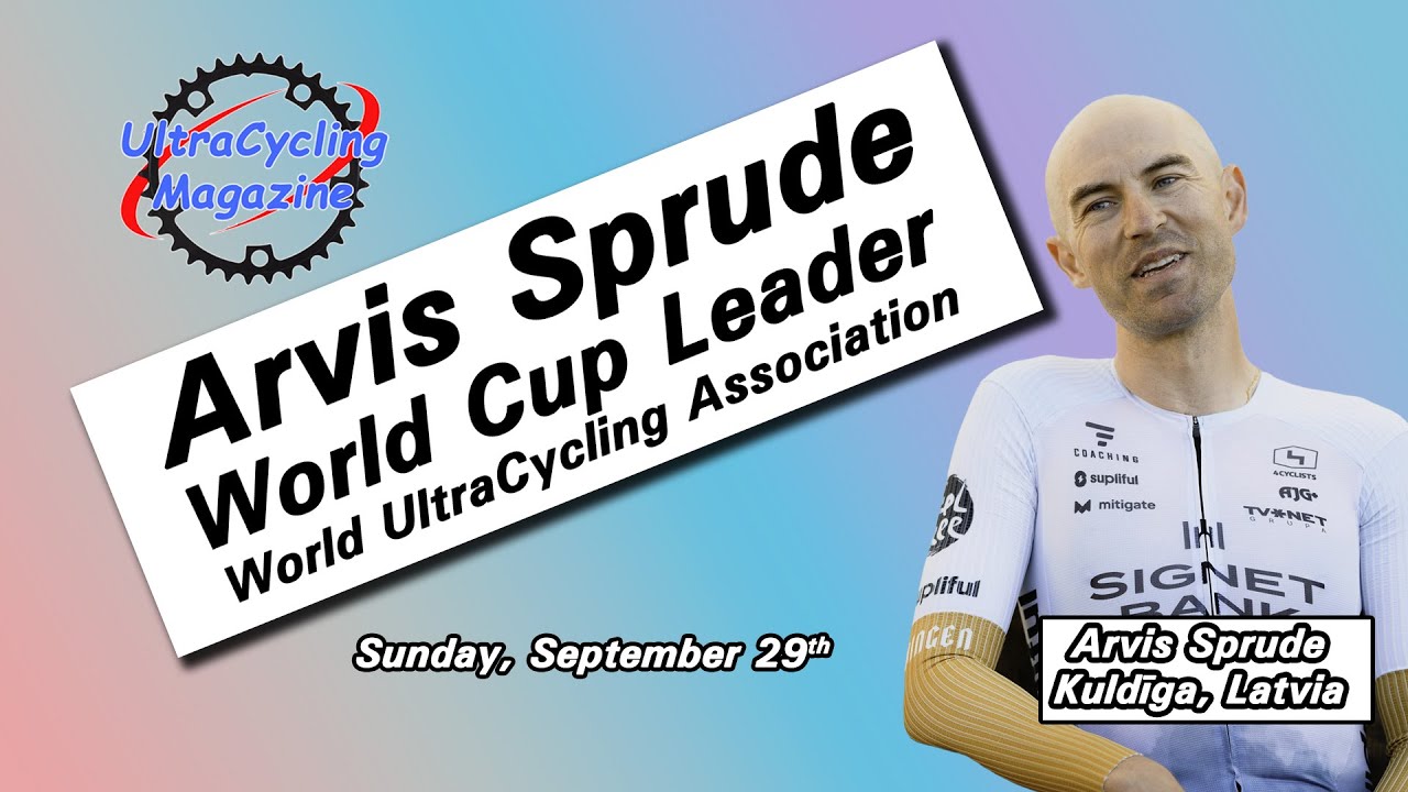 UltraCycling Magazine Live with Arvis Sprude, World Cup Leader - YouTube