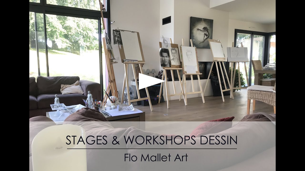 STAGES ET WORKSHOPS DESSIN | FLO MALLET ART - YouTube