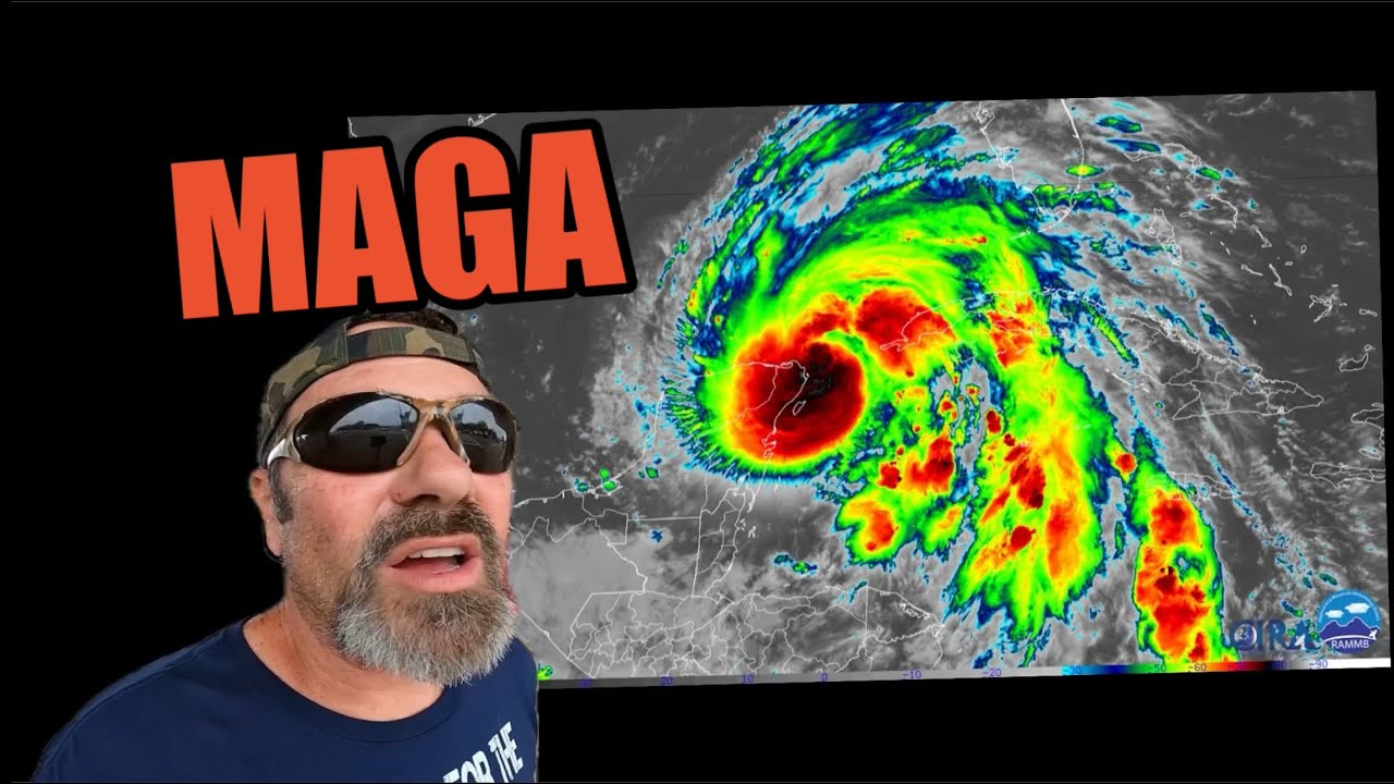 HURRICANE HELENE Trump Flag Wave - YouTube