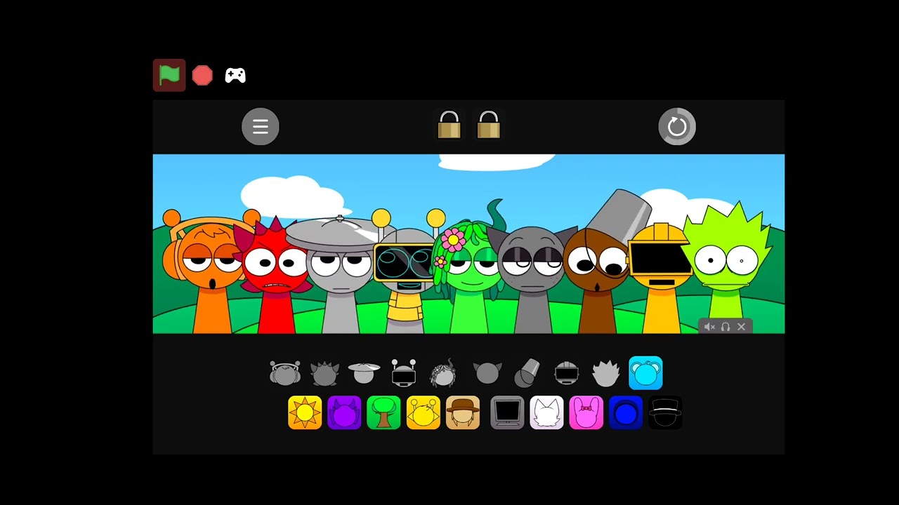 Sprunki Pyramixed: Oren, Raddy, Clukr, Fun Bot, Vineria, Gray, Brud ...