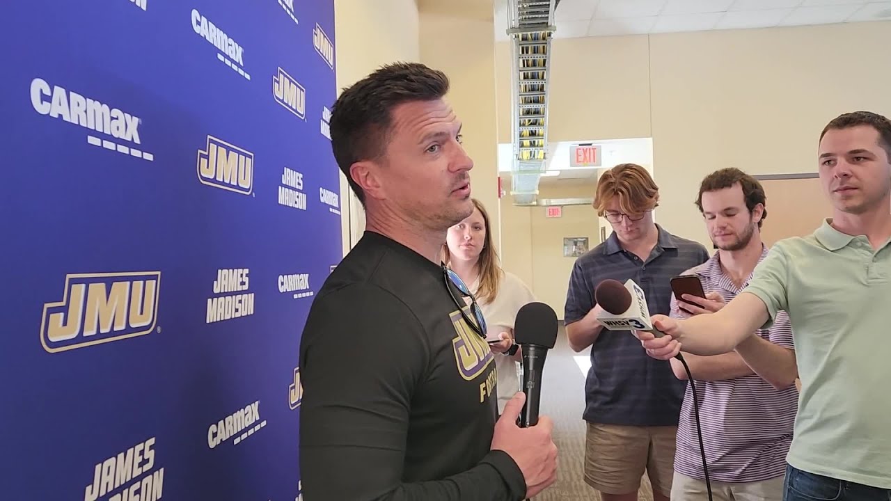 JMU football coach Bob Chesney talks about growth, development, through ...