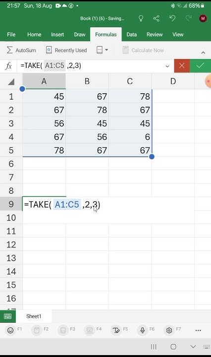 Take Function Excel 365 Shorts Nicecomputertutorial Exceltips Youtube