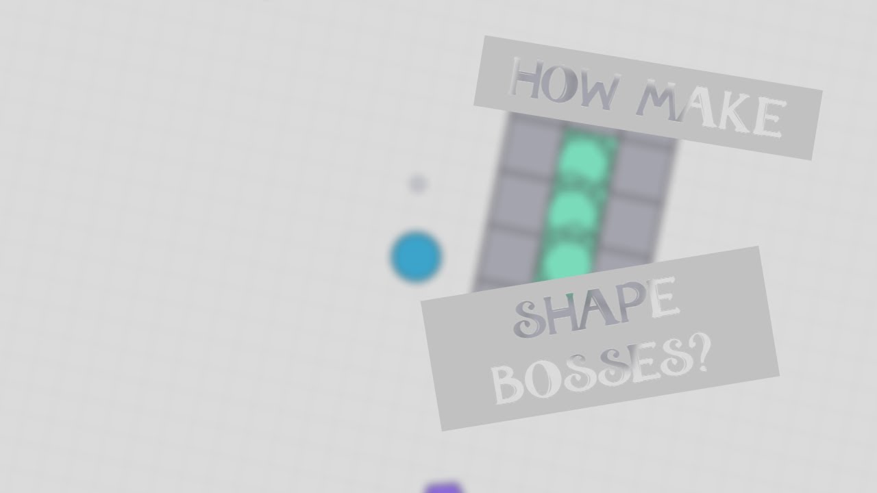 How make shape boss in arras.io! | | Arras io - YouTube