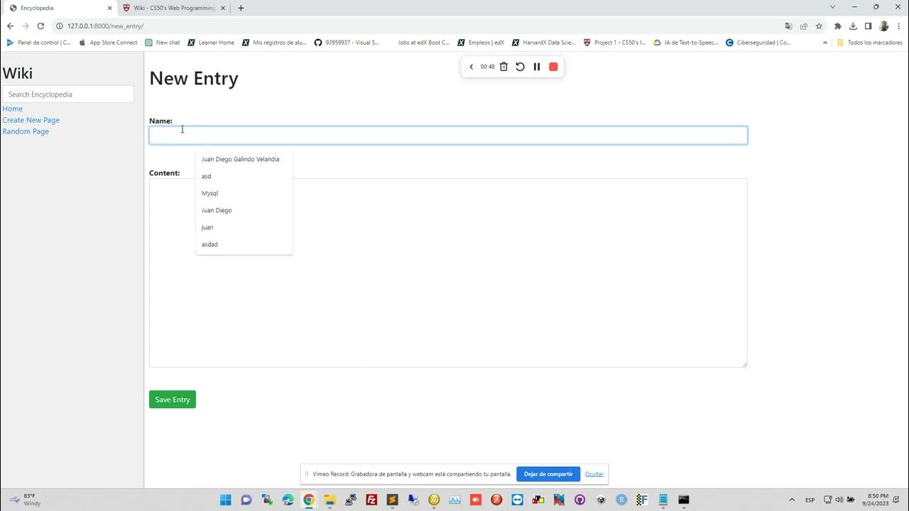 CS50's Web Programming with Python and JavaScript - Project 1: Wiki ...