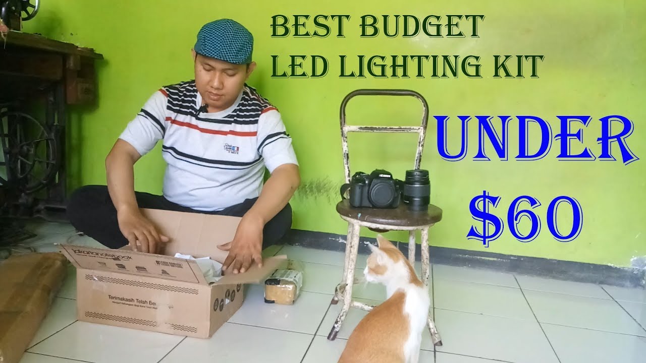 Best Budget Cheap LED Lighting Kit for Youtube Video Under $60 - YouTube