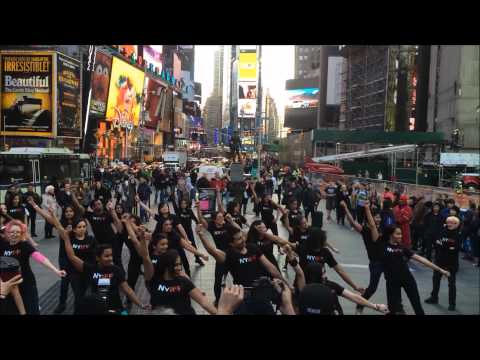 Jai Ho NYIFF Flash Mob in Times Square choreographed by Ajna Dance