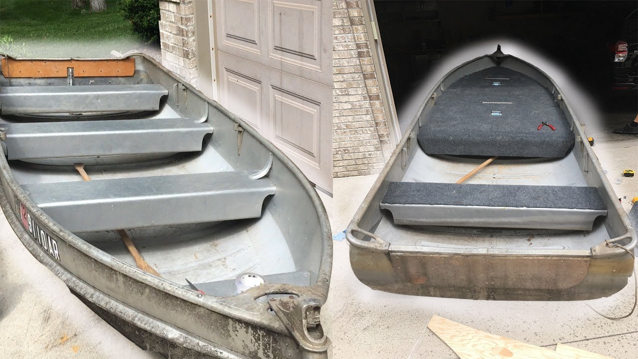 DIY JON BOAT TO BASS BOAT CONVERSION! (start to finish) - YouTube