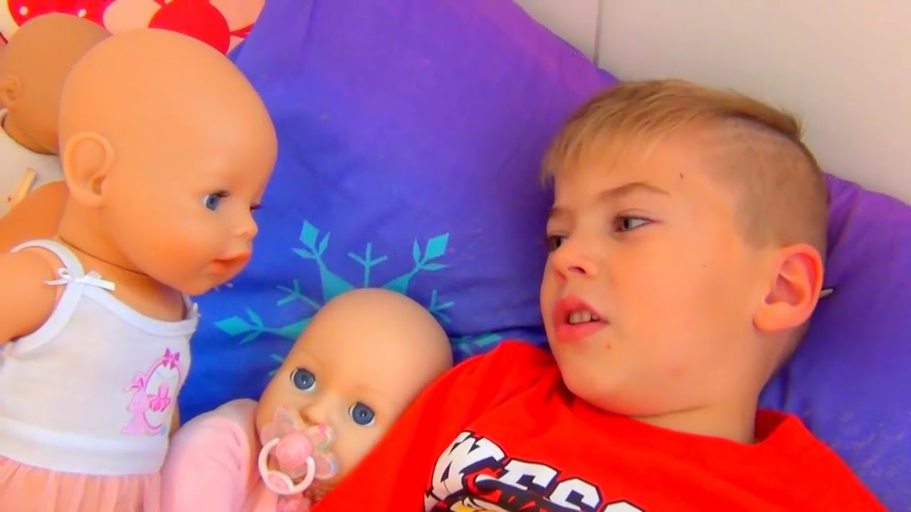 Nursery Educational Video for Kids Children Сrying baby doll - YouTube