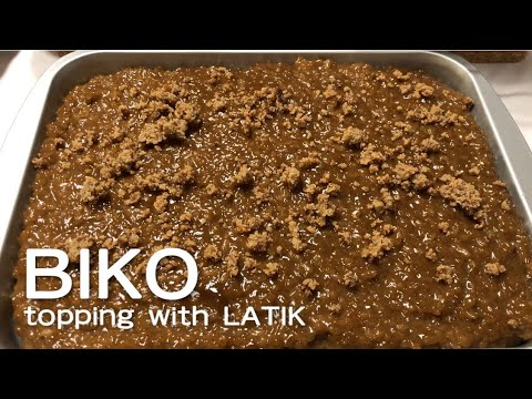 HOMEMADE BIKO TOPPING WITH LATIK | MY ALL TIME FAVORITE | PINAY JAPAN ...