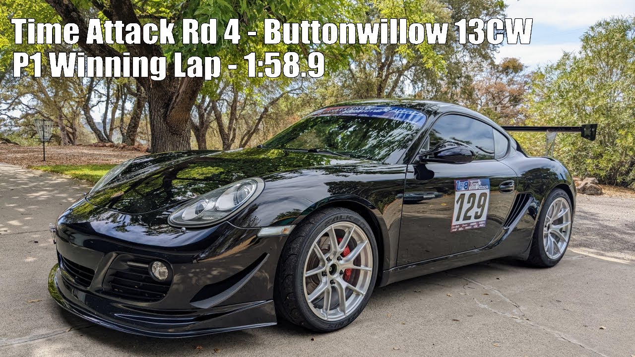 Buttonwillow Time Attack Rd 4 - Porsche Cayman S - 1:58.9 - YouTube