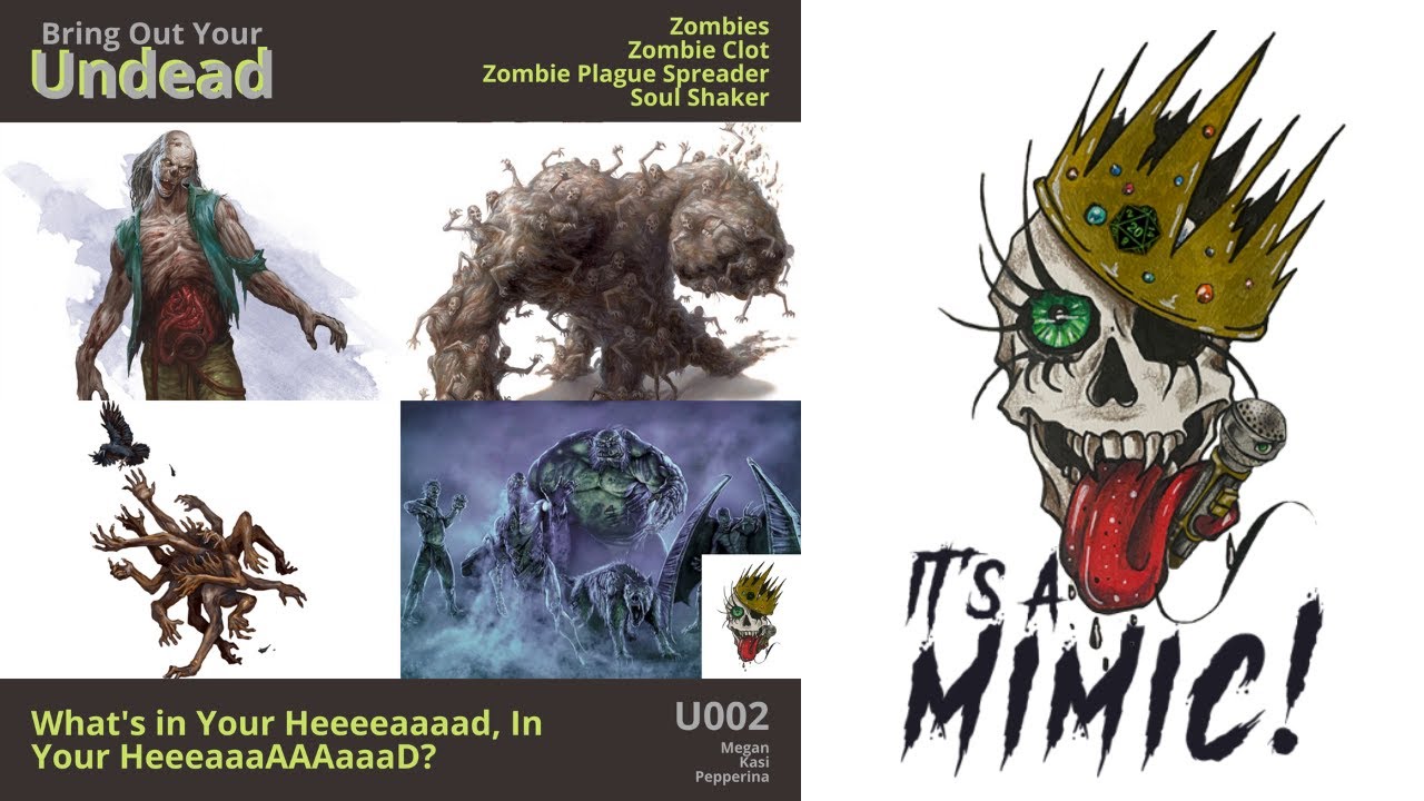 D&D 5e | Podcast | Undead | Zombie, Zombie Clot, Soul Shaker, Zombie ...