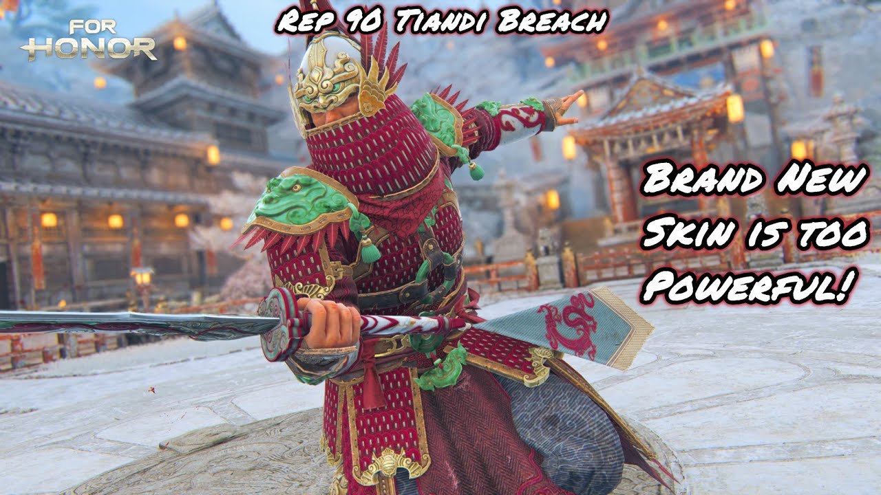 Brand New Tiandi Skin Is OP! (Rep 90 Tiandi Breach) | For Honor - YouTube