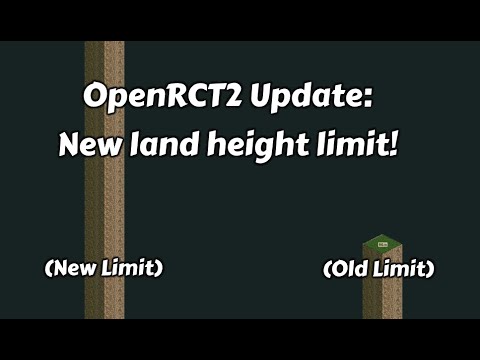 OpenRCT2 Update: New land height limit! - YouTube
