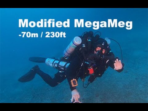 MegaMeg Modified at 70 m / 230 ft - YouTube