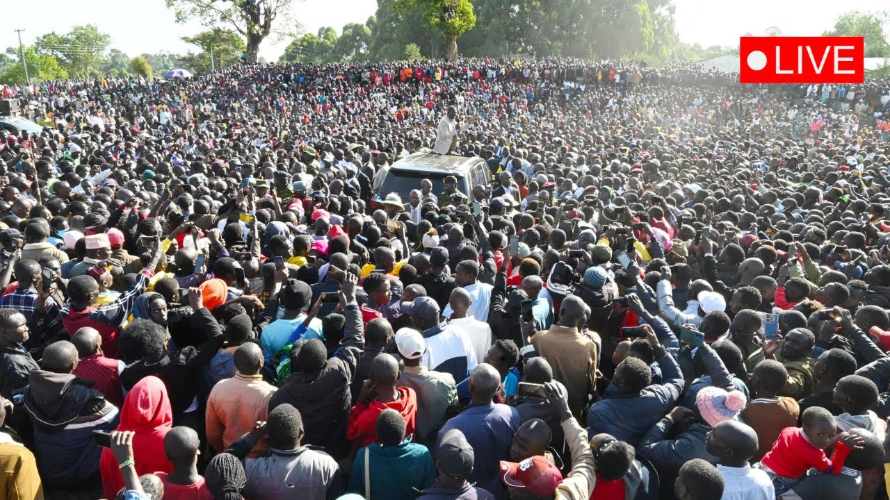 LIVE: PRESIDENT RUTO NOW IN KAKAMEGA TOWN - YouTube