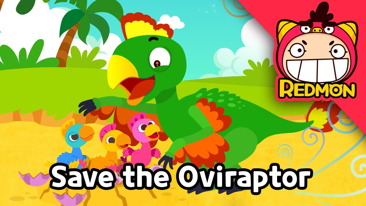 Save the Oviraptor! | Dino Rescue Team | 4K cartoon | REDMON - YouTube