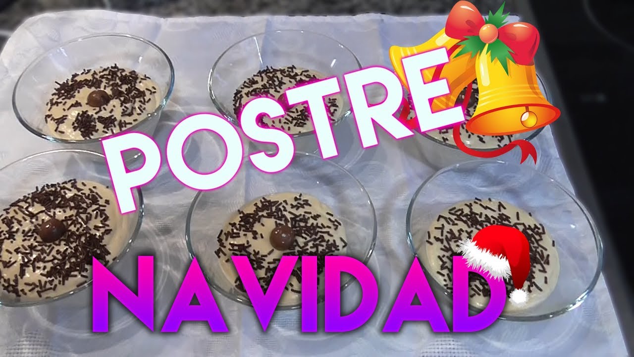 Postre De Navidad MOUSSE de TURRON | Maria Terron - YouTube