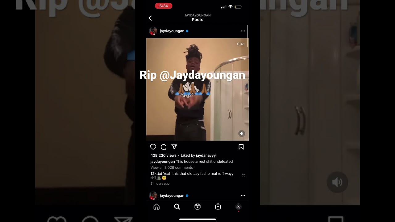 RIP!?! rapper Jaydayoungan who was allegedly shot an killed today #rip ...