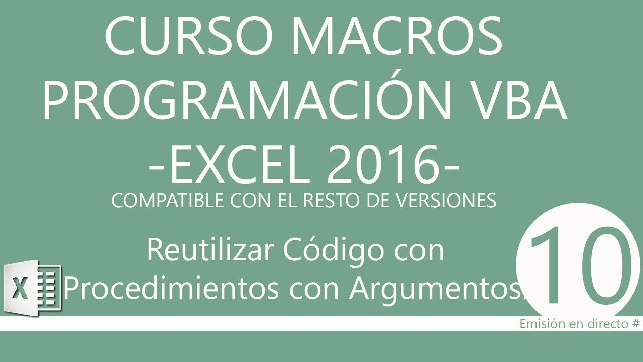 Curso Programación Vba Excel 2016 Procedimientos Con Argumentos Por