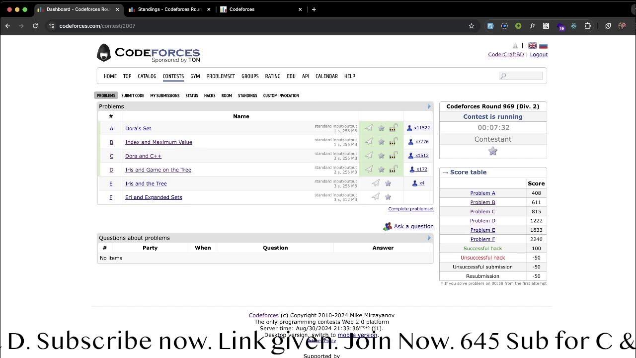 Codeforces Round 969 (Div. 2) | Solution Hints - YouTube