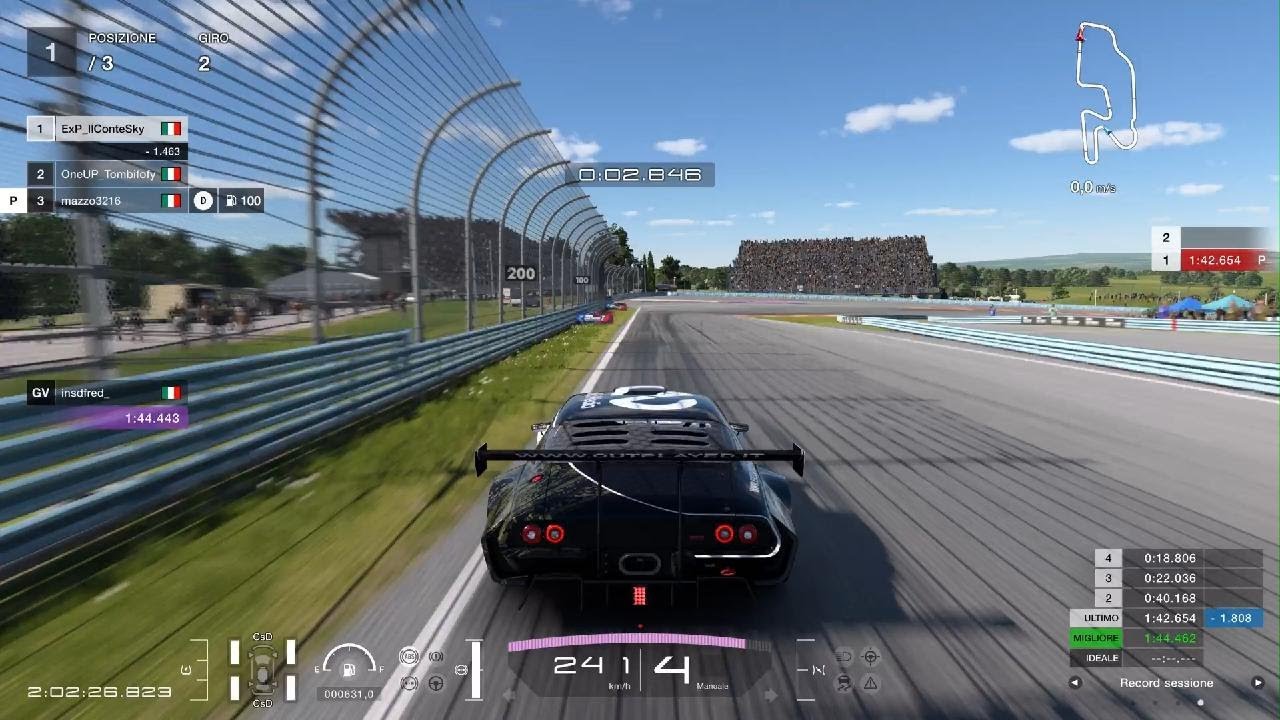 OneUP Academy by ExP - Reference Lap - Rampage @ Watkins Glen - 1:44 ...