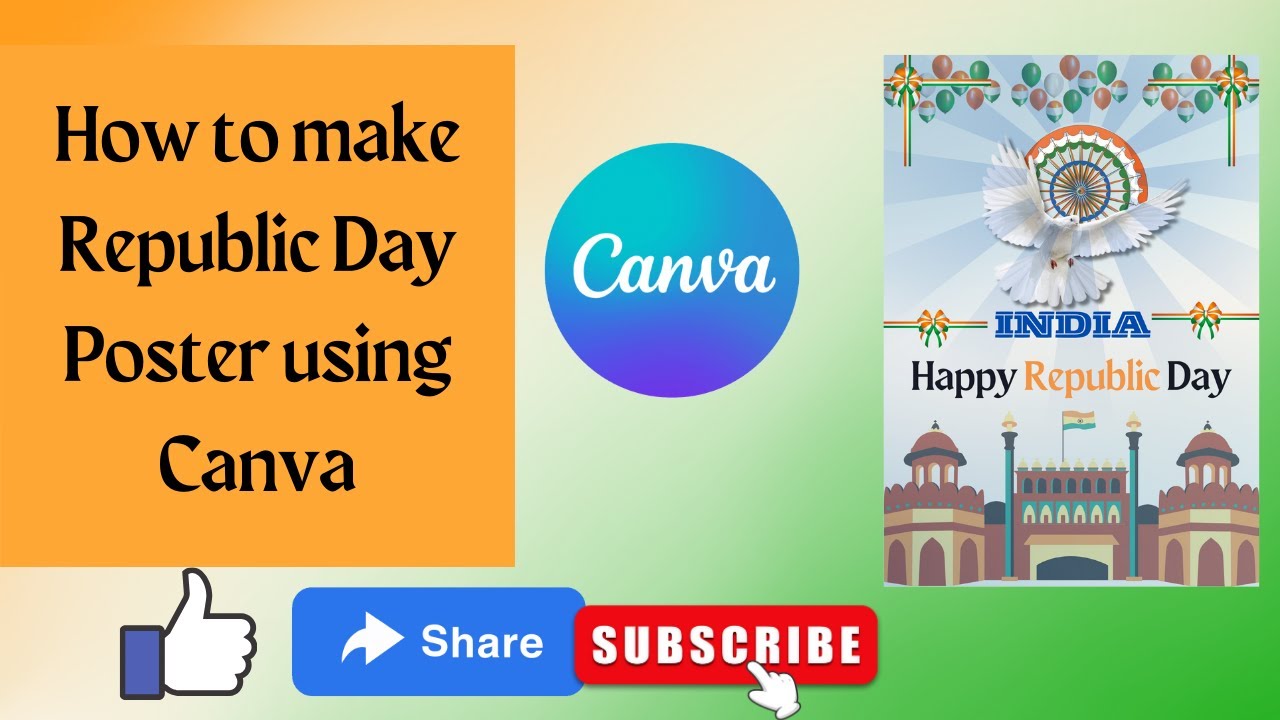 Mastering Canva: Design Beautiful Republic Day Posters with Ease - YouTube