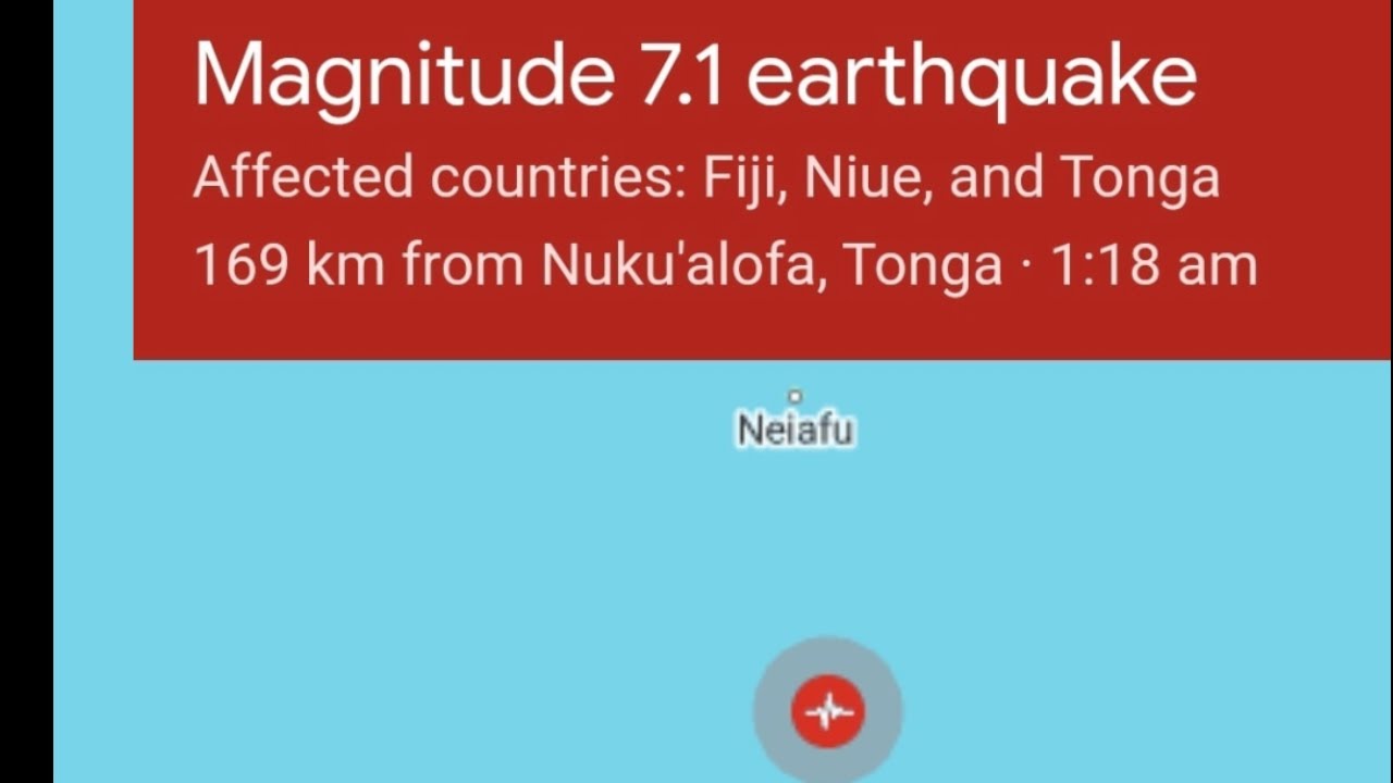 EARTHQUAKE TRIGGERS TSUNAMI WARNING: KINGDOM OF TONGA LIVE RADIO ...
