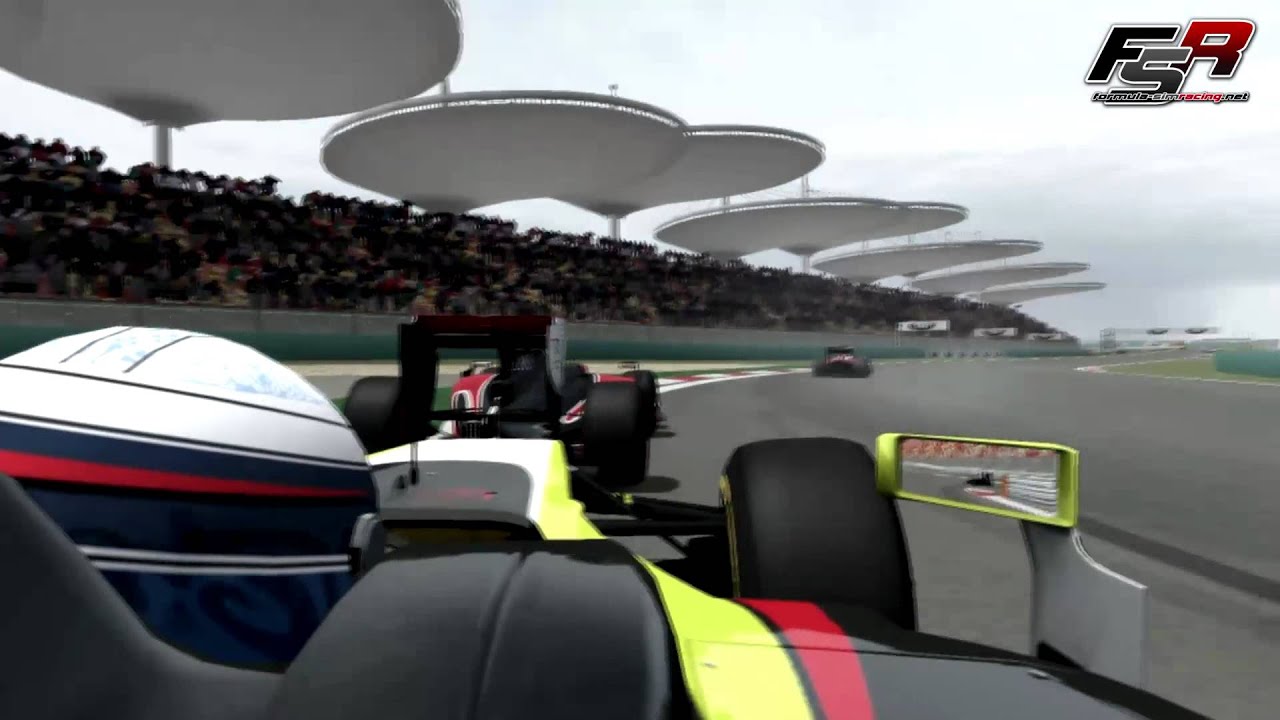 rFactor F1 2012 Formula SimRacing - Round 03, China - YouTube