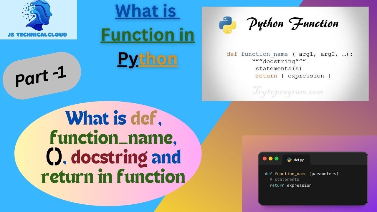 What is function in python ? | Type of functions | Parameters vs Arguments | What is Lambda ...