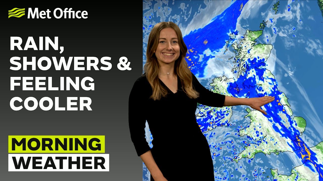 14/05/24 – Cooler and more unsettled in the east– Morning Weather Forecast UK –Met Office ...